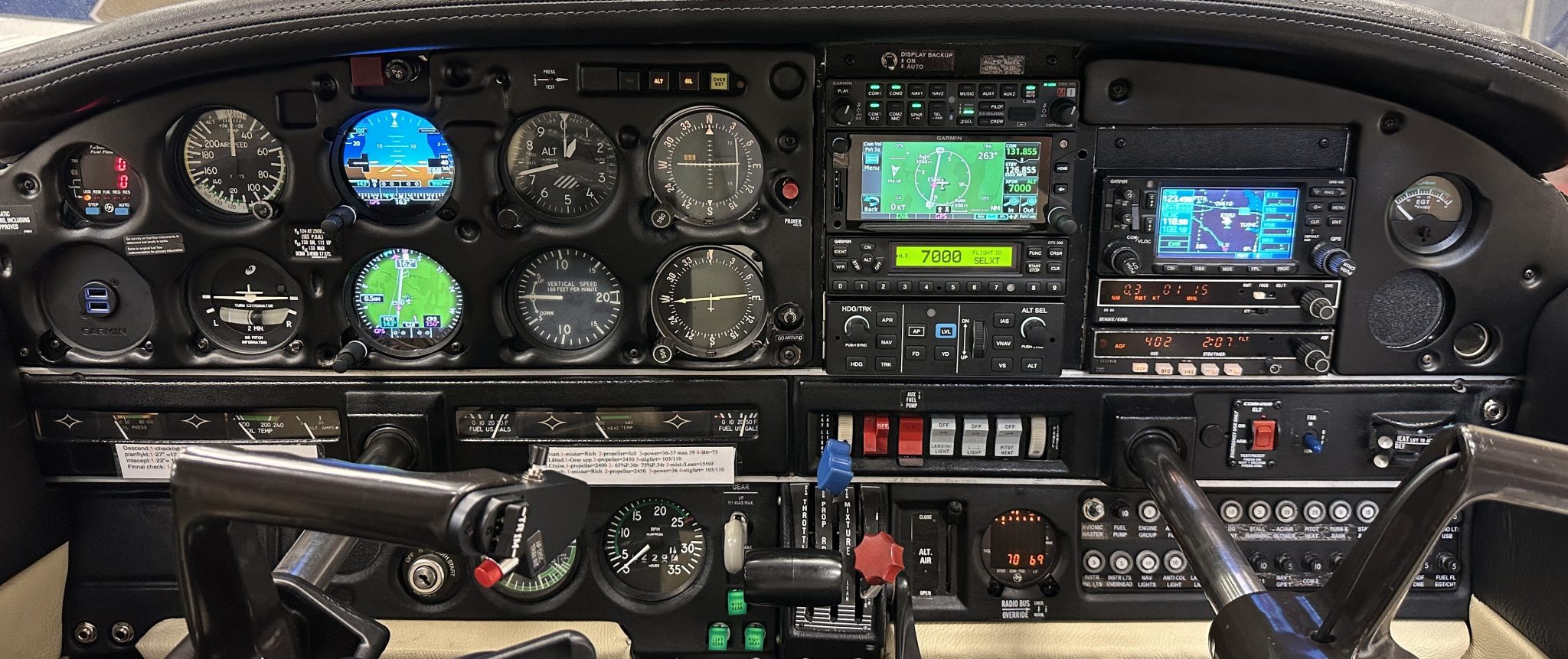Piper PA28RT-201T, avionics upgrade – SAMIONICS