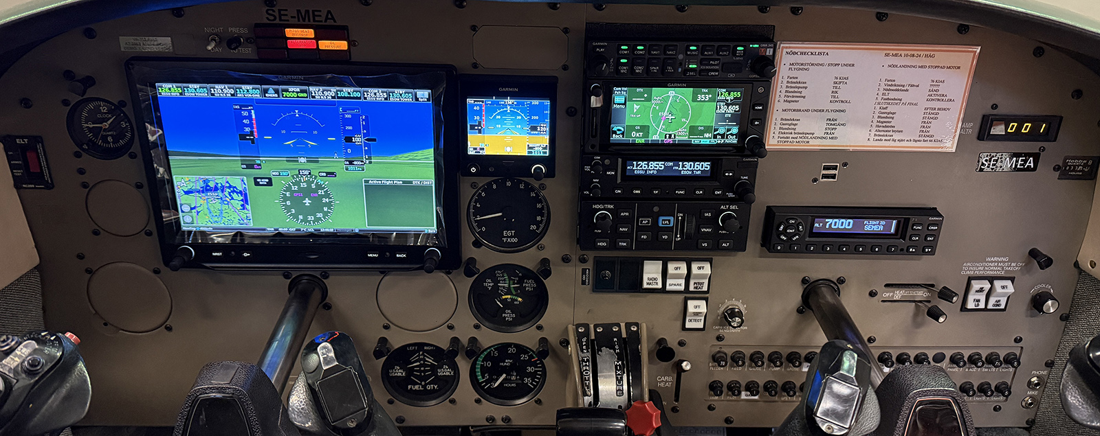 Garmin G3X EFIS in a Piper PA28-181 – SAMIONICS